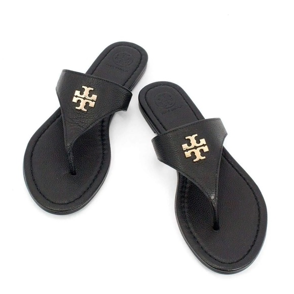 Tory Burch | Shoes | Tory Burch Jolie Flat Thong Slipper In Navy | Poshmark